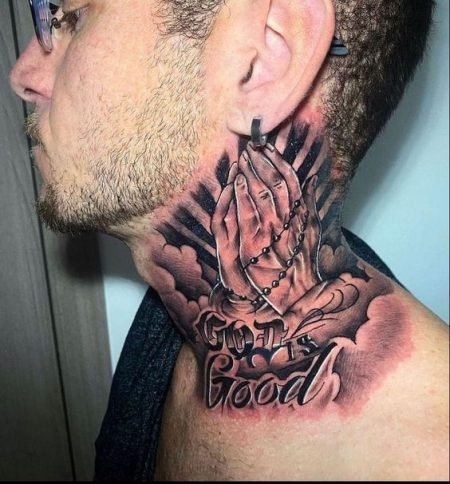 80+ Astonishing Gangster Side Neck Tattoos for Guys