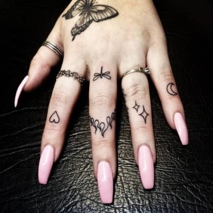 60+ Attractive Knuckle Tattoos for Men and Women - Veo Tag