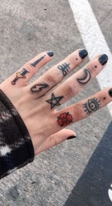 60+ Attractive Knuckle Tattoos for Men and Women - Veo Tag