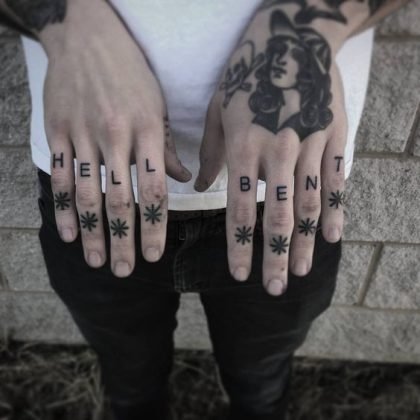 60+ Attractive Knuckle Tattoos for Men and Women - Veo Tag